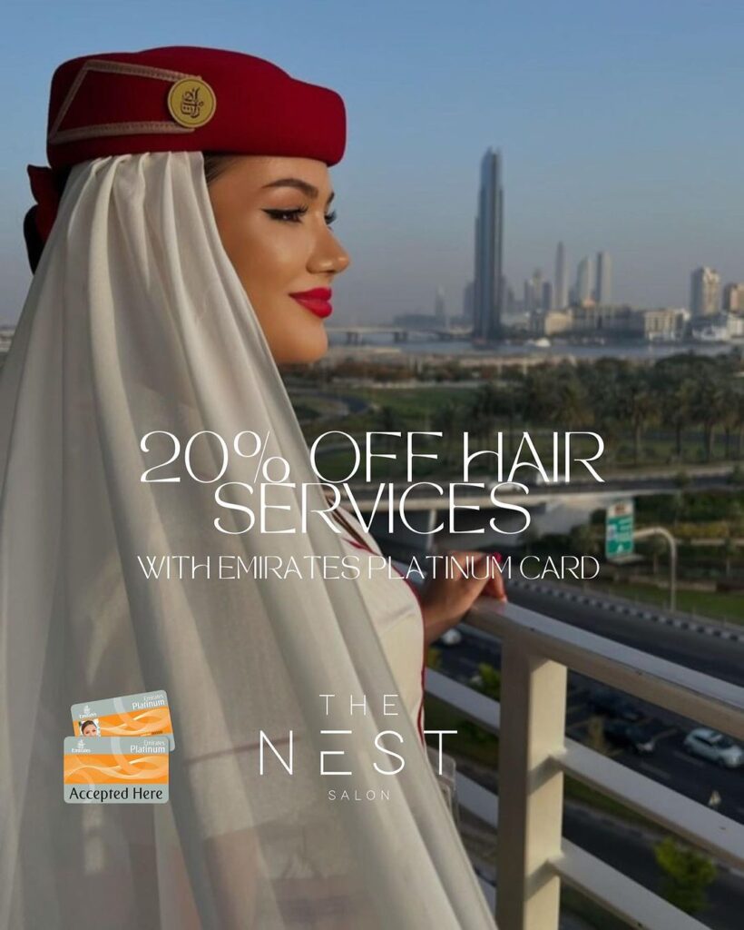 Emirates Airline Platinum Card Offer - The Nest Salon